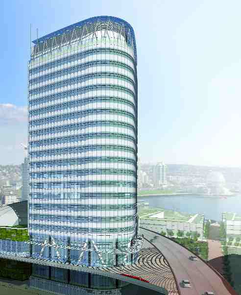 22-storey office tower planned for GM Place - Building