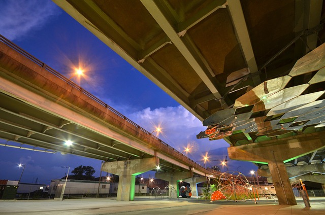 Toronto's "Underpass Park" officially opened in the West Don Lands