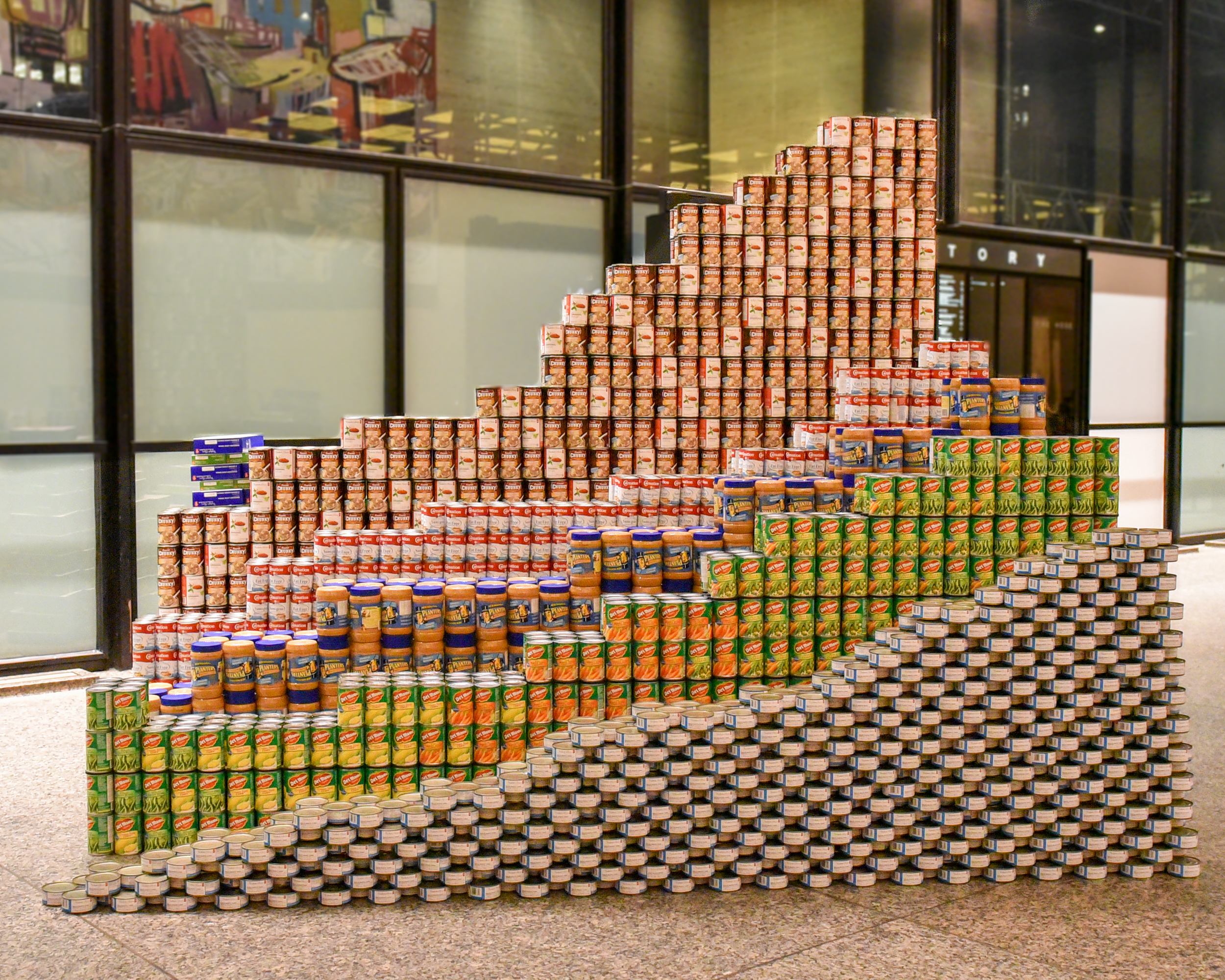 17th annual Canstruction event aims to fill the hunger gap