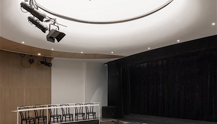 With its circular shape and multiple levels, the new concert and ...