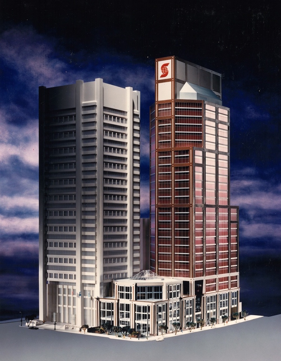 Scotia Tower model; Photo credit: MSDL Architectes Archives - Building