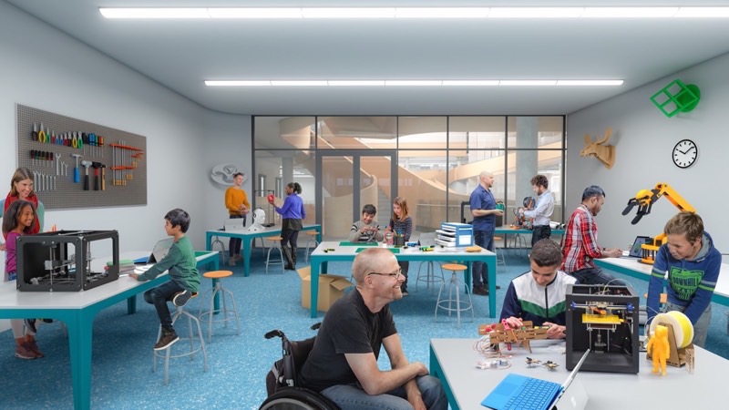 Creative Centre – Centre de création. Photo Credit: Diamond Schmitt ...