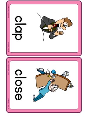 Action Flashcards – Set A – ESL Flashcards