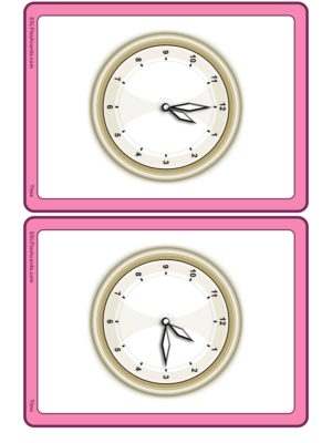 Time Flashcards – ESL Flashcards