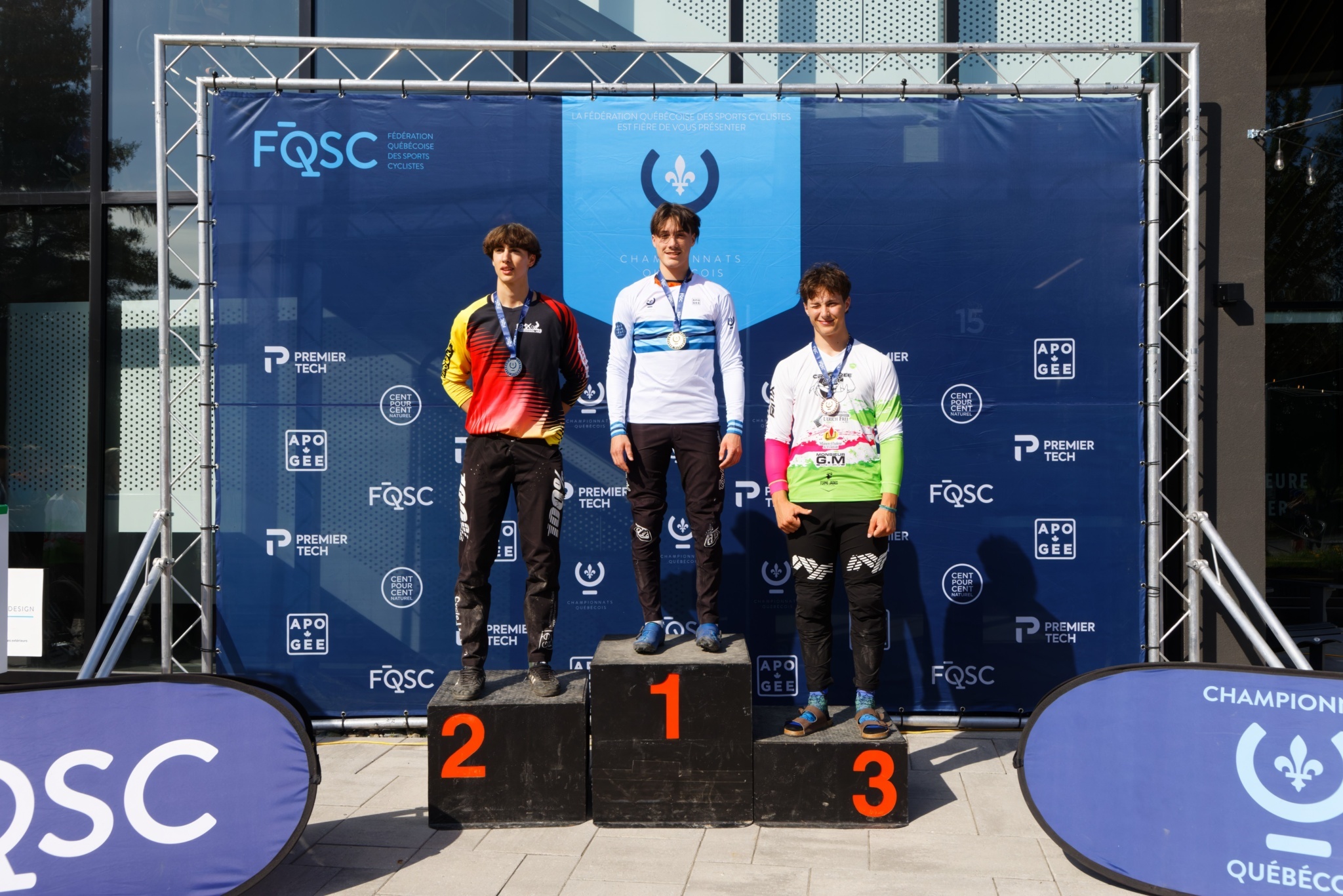 Championnats québécois de BMX : Simon Tanguay se démarque