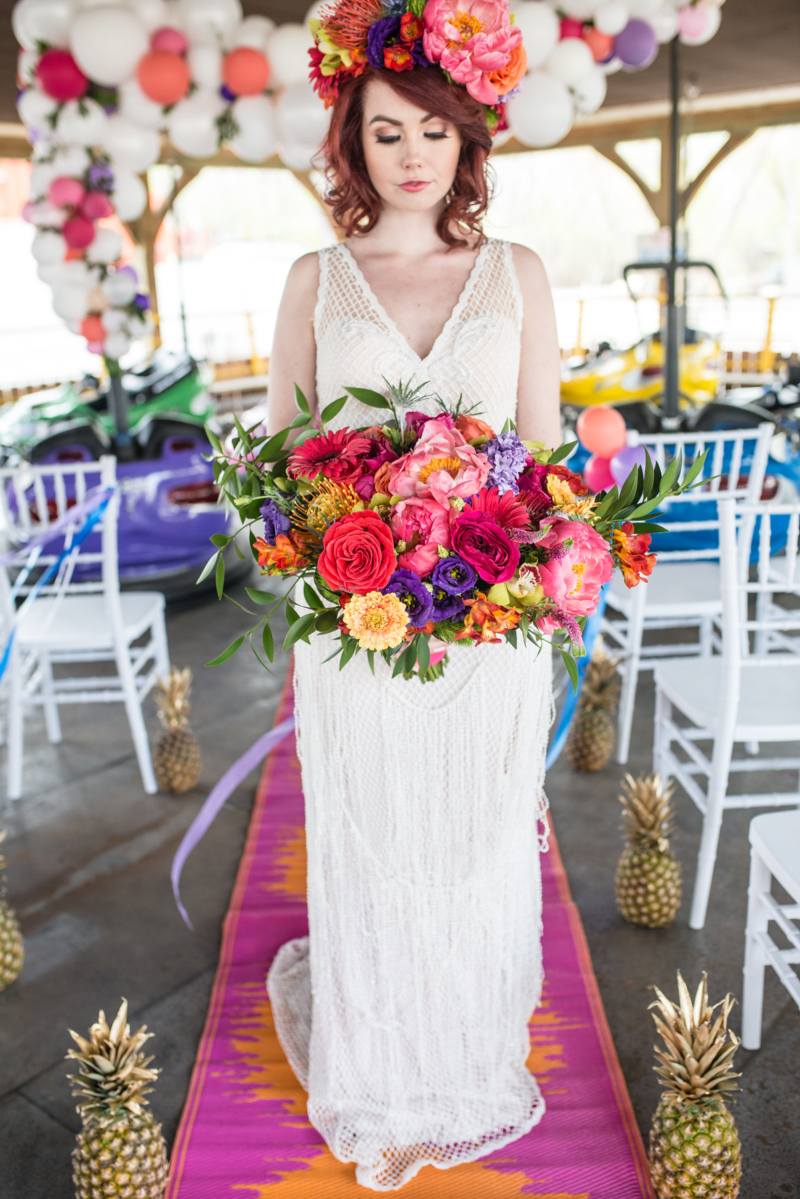 colourful wedding Colour Me Wed inspiration shoot - Melanie Parent ...