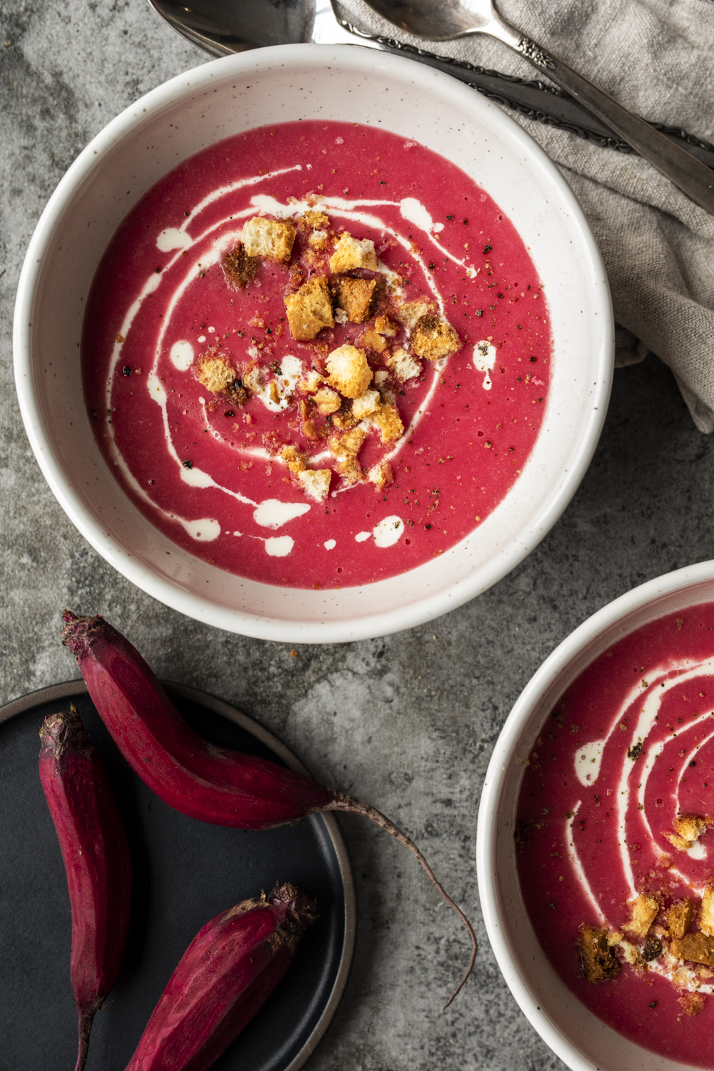 Potage rabioles et betterave - Glouton