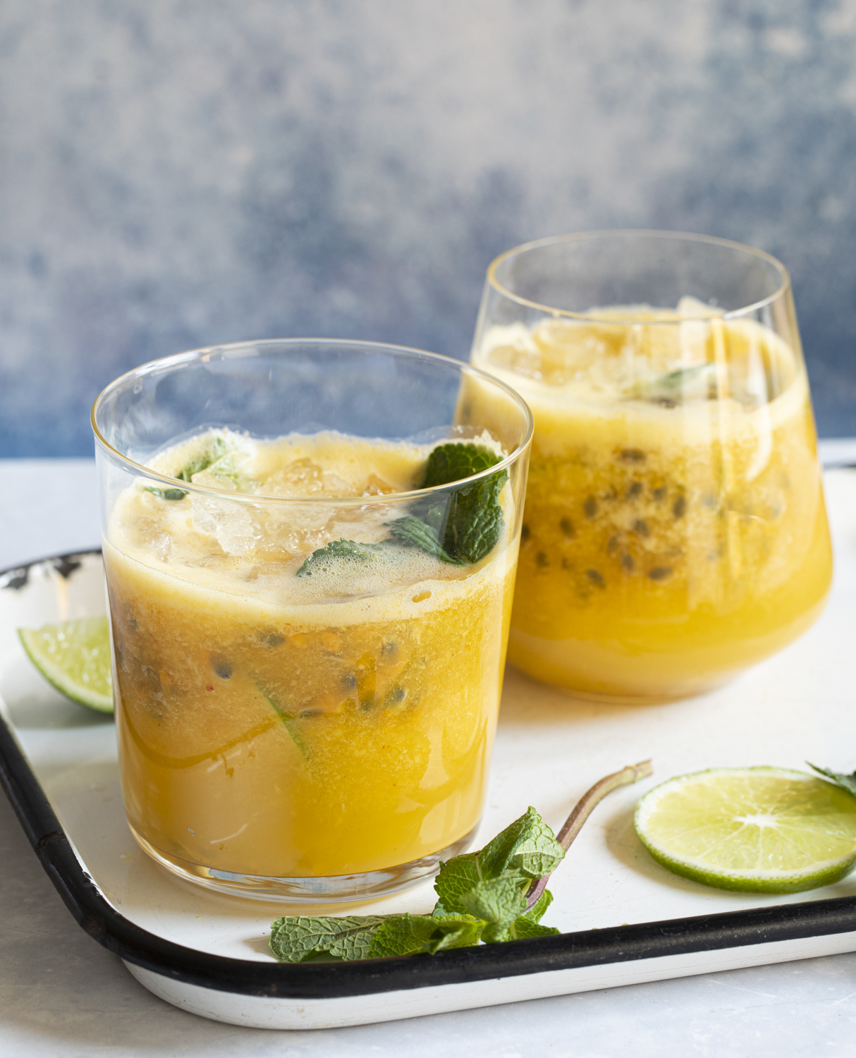 Mojito au fruit de la passion, gingembre et mangue - K pour Katrine
